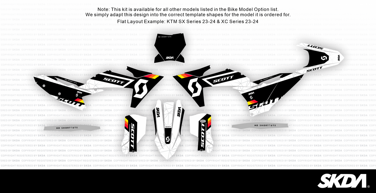 SCOTT SPORTS KTM Full Graphics Kit | SKDA USA