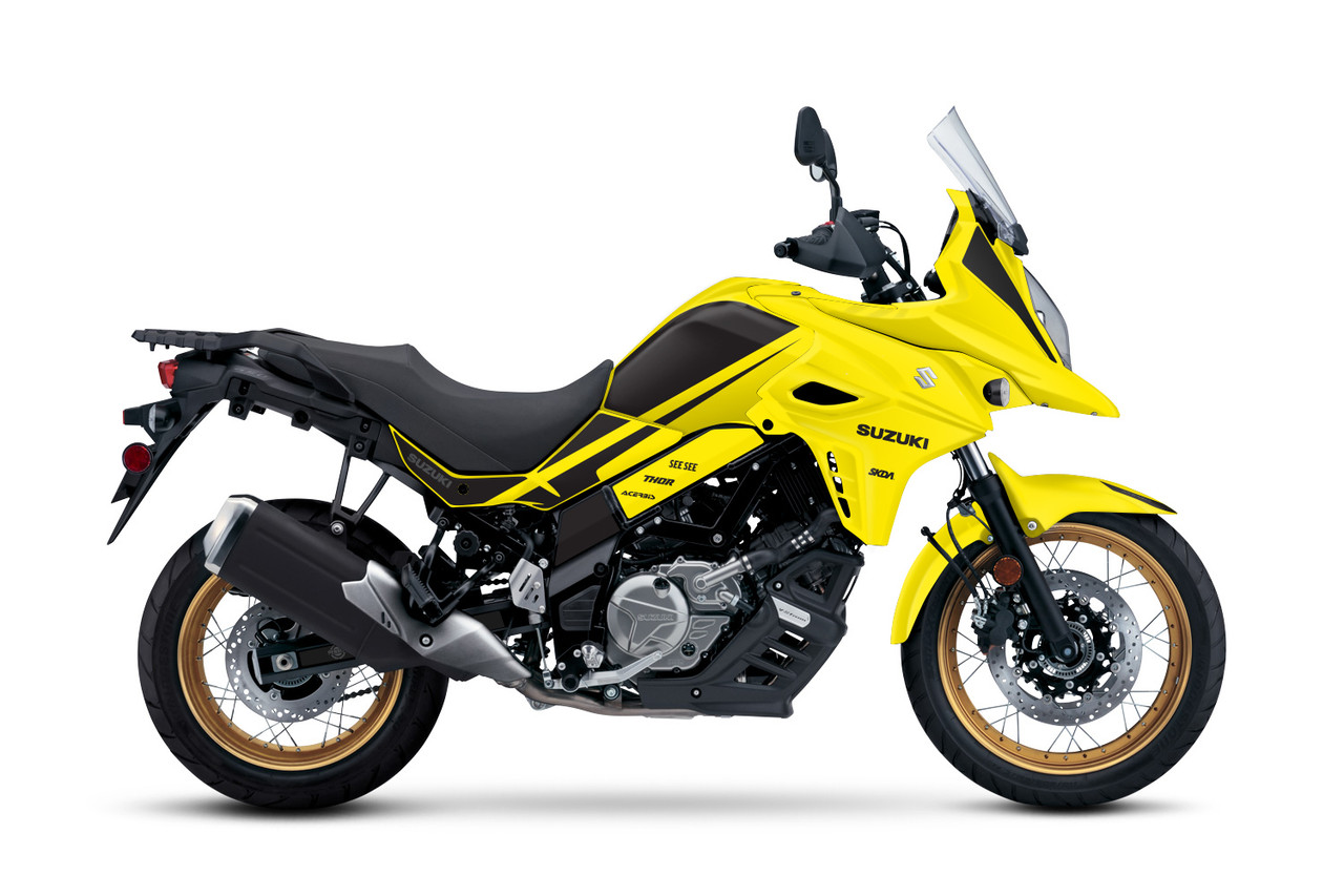 DIVIDE Yellow V-Strom Full Graphics Kit | SKDA USA