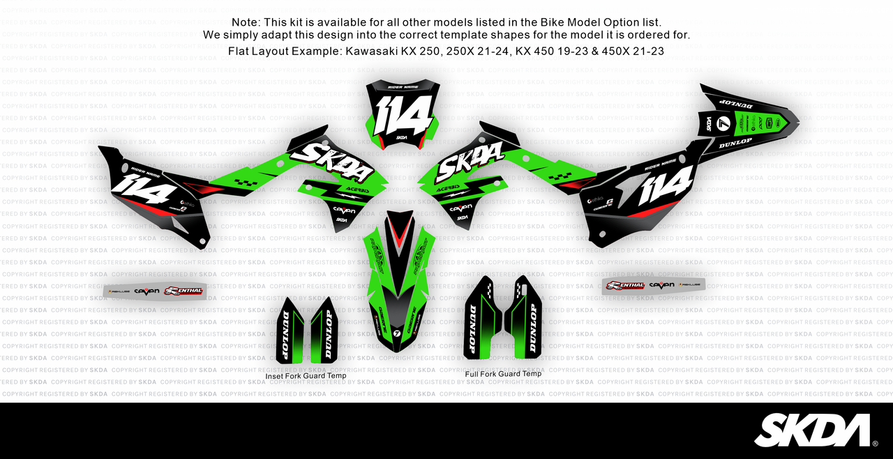 GRAFT KX/KXF Full Graphics Kit | SKDA USA