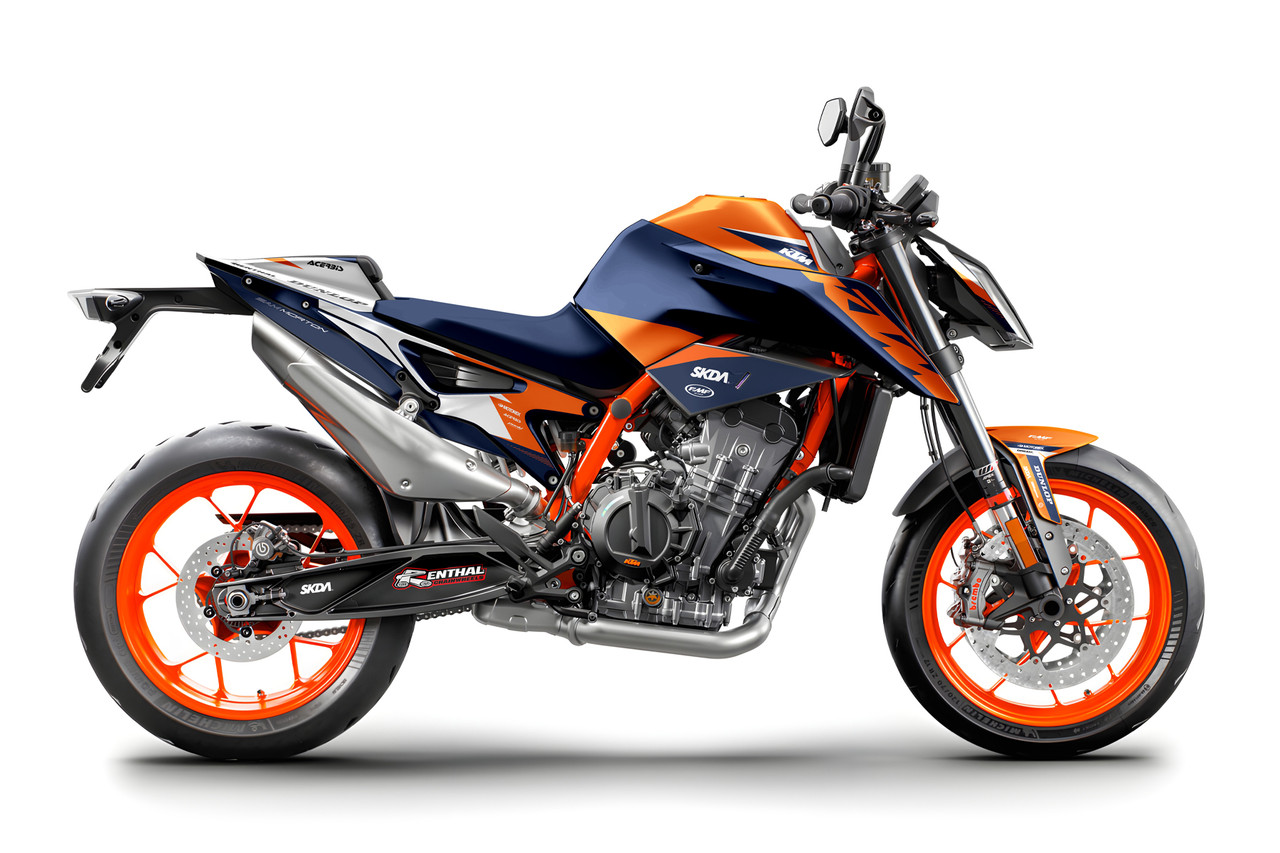 CENTRALIZE Navy KTM Duke Full Graphics Kit | SKDA USA