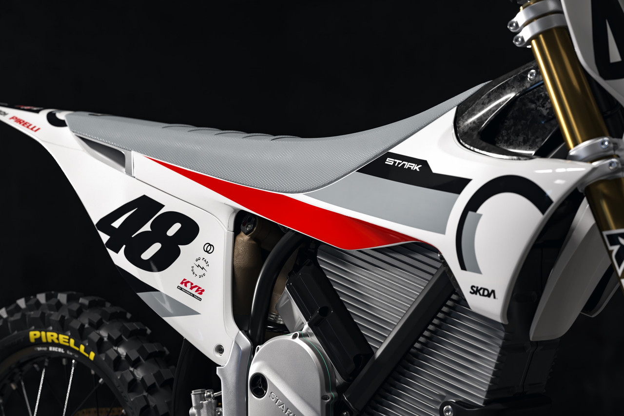 CHARGED Wht/Red Stark Varg Full Graphics Kit | SKDA USA