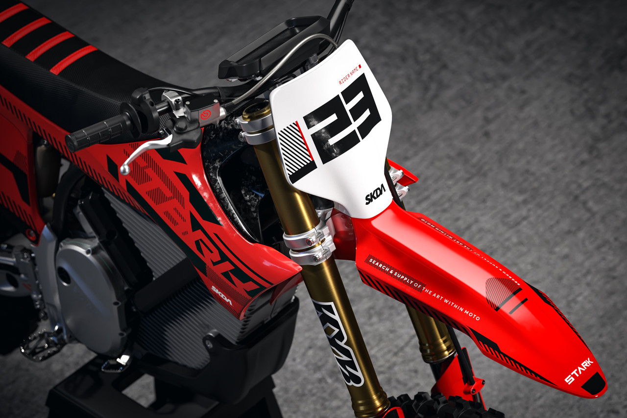 VOLT Red Stark Varg Full Graphics Kit | SKDA USA