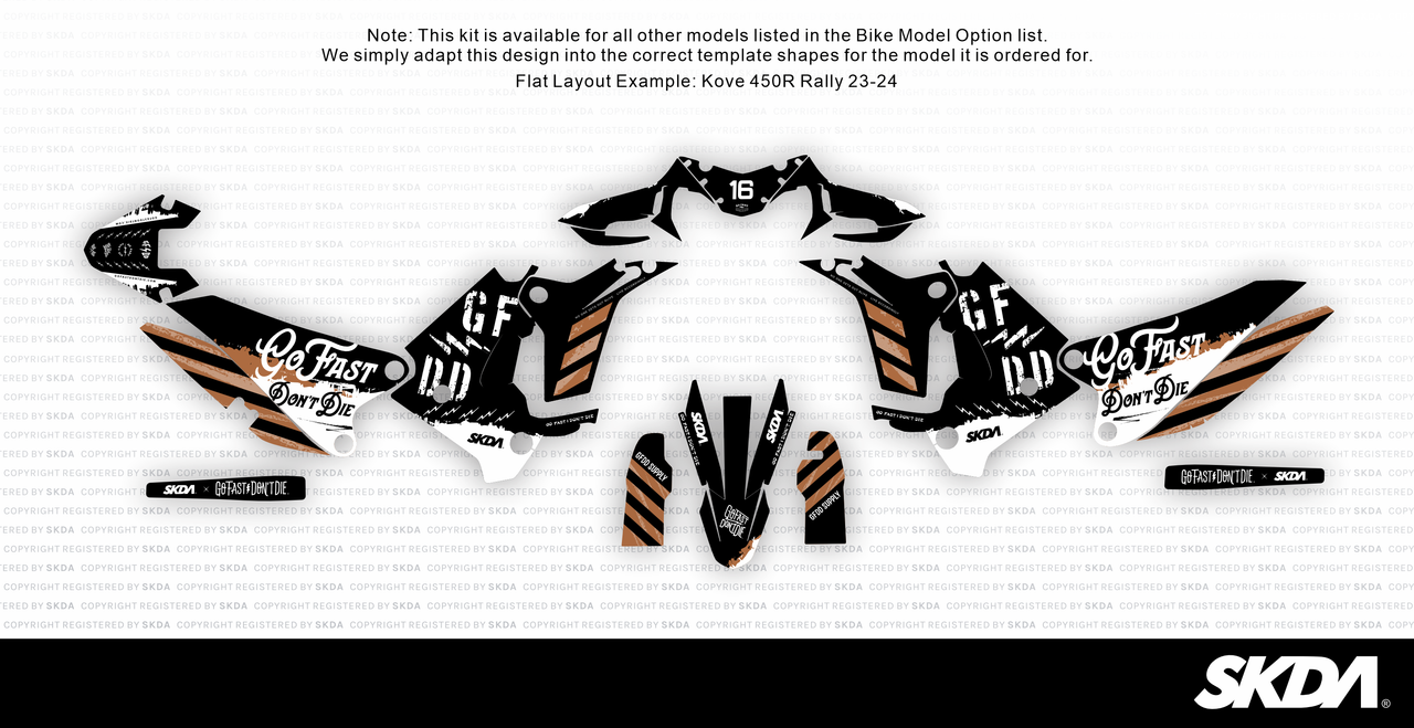 GFDD V3 Kove 450 Rally Full Graphics Kit - SKDA - US Store
