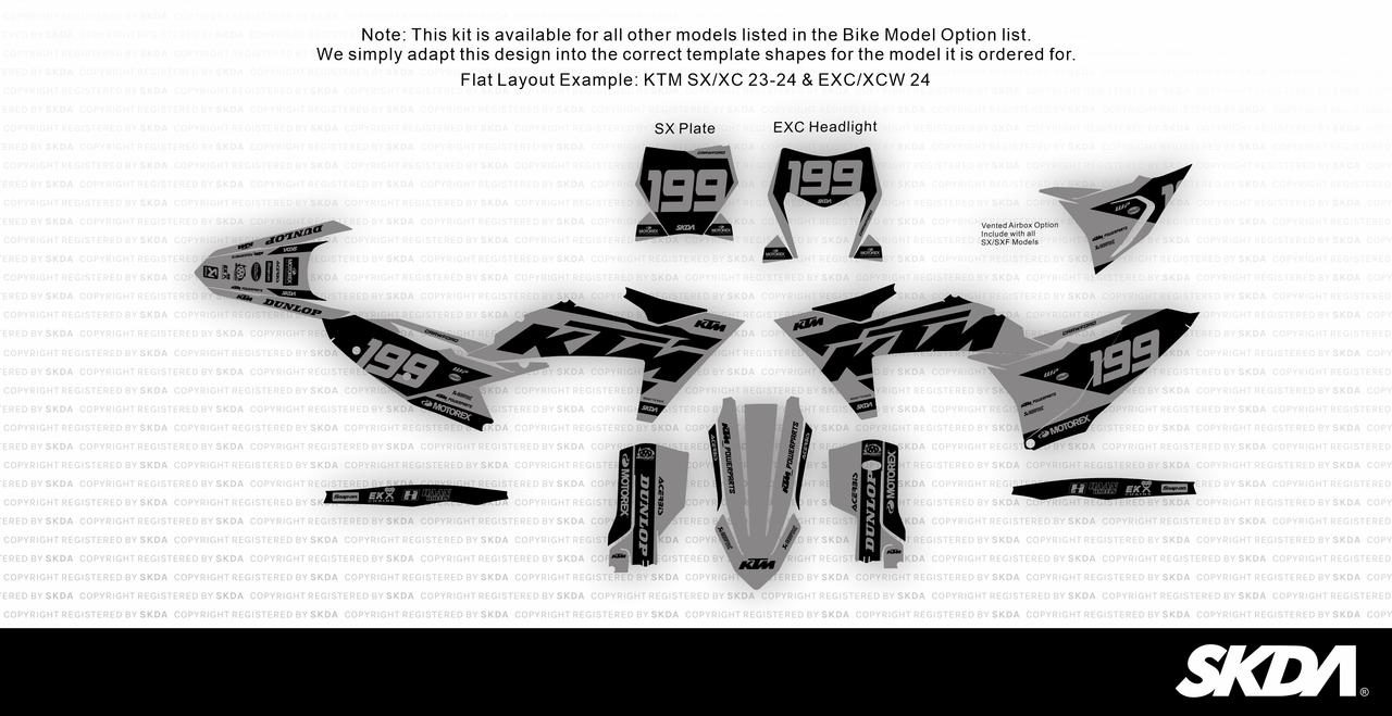 VISION CHROME KTM Full Graphics Kit | SKDA USA