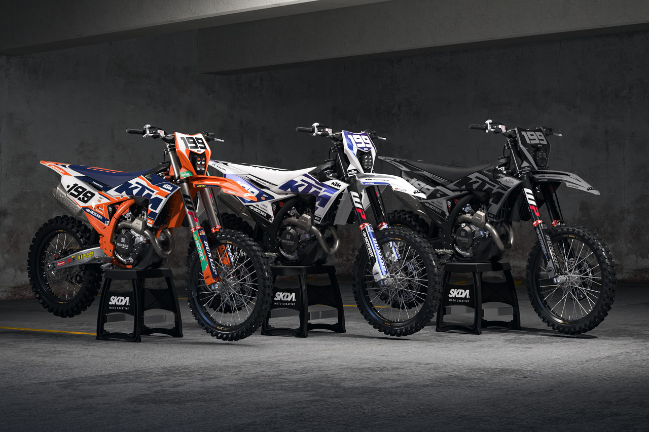 VISION Navy KTM Full Graphics Kit | SKDA USA
