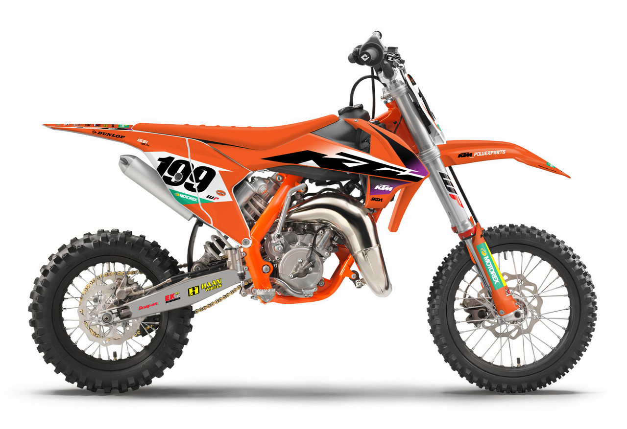 24 PRO KTM Mini Bike Full Graphics Kit | SKDA USA