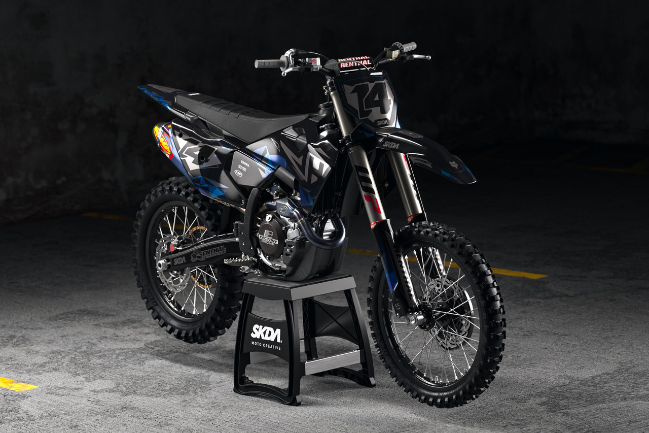 RIDGE CHROME Black Husqvarna Full Graphics Kit | SKDA USA