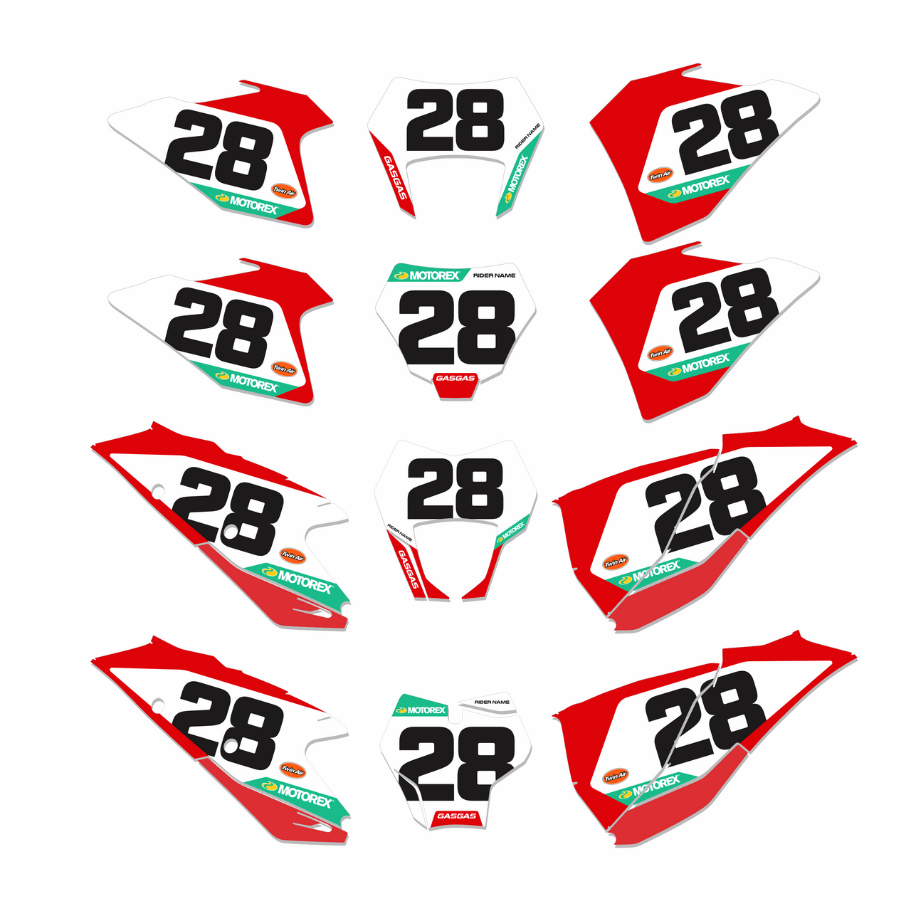 S7 GasGas Number Plates | SKDA USA
