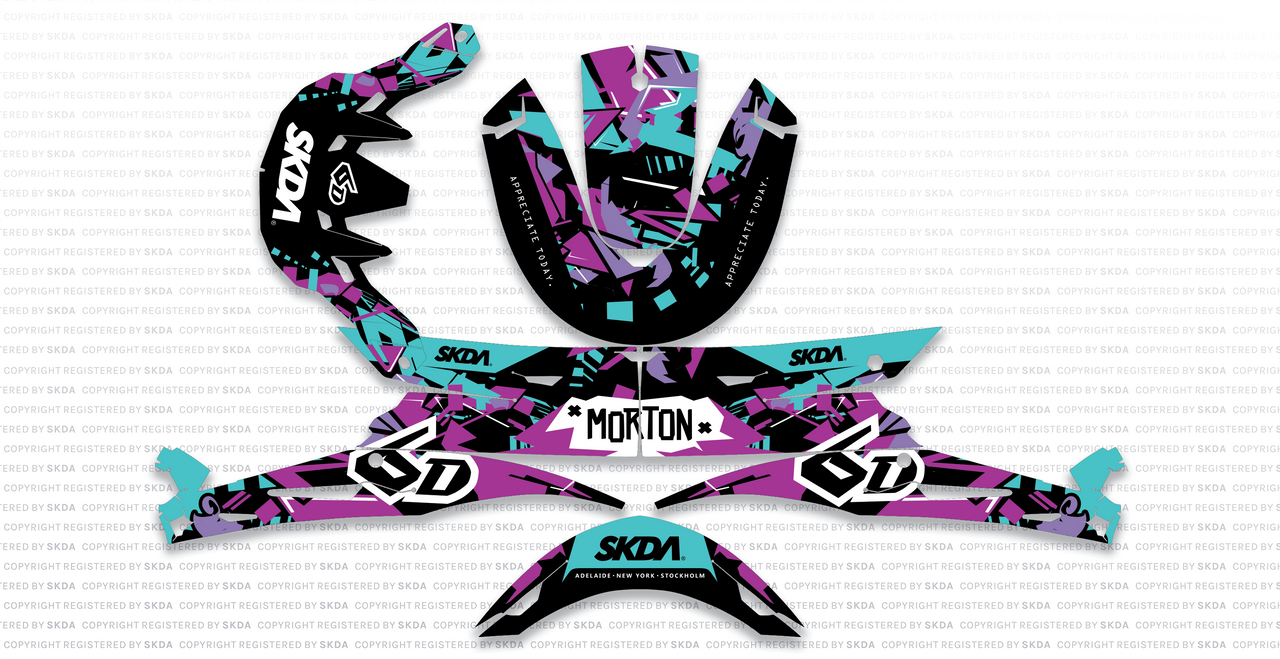 SHATTER 6D Helmet Graphics Kit | SKDA USA