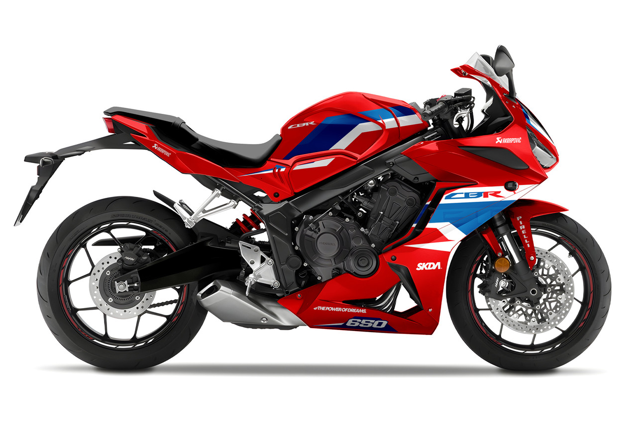 INLINE Red/Blue CBR Full Graphics Kit | SKDA USA