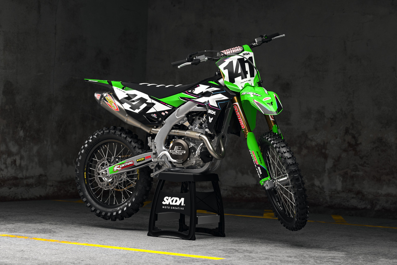 WIDE Black KX/KXF Full Graphics Kit | SKDA USA