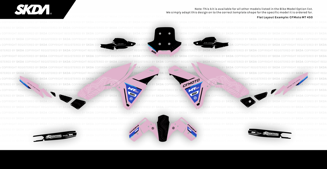 CF Moto Full Graphics Kits - by SKDA Moto Creative.