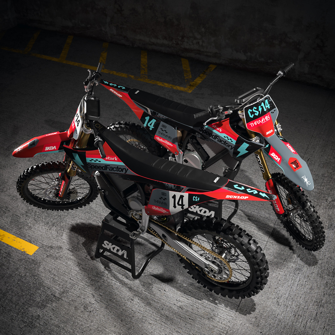 AMP Red Stark Varg Full Graphics Kit | SKDA USA