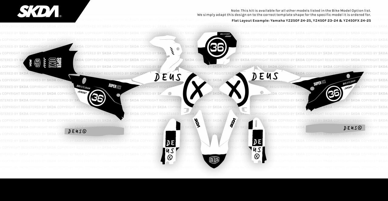DEUS HANDY Full Graphics Kit (All Bikes) | SKDA USA