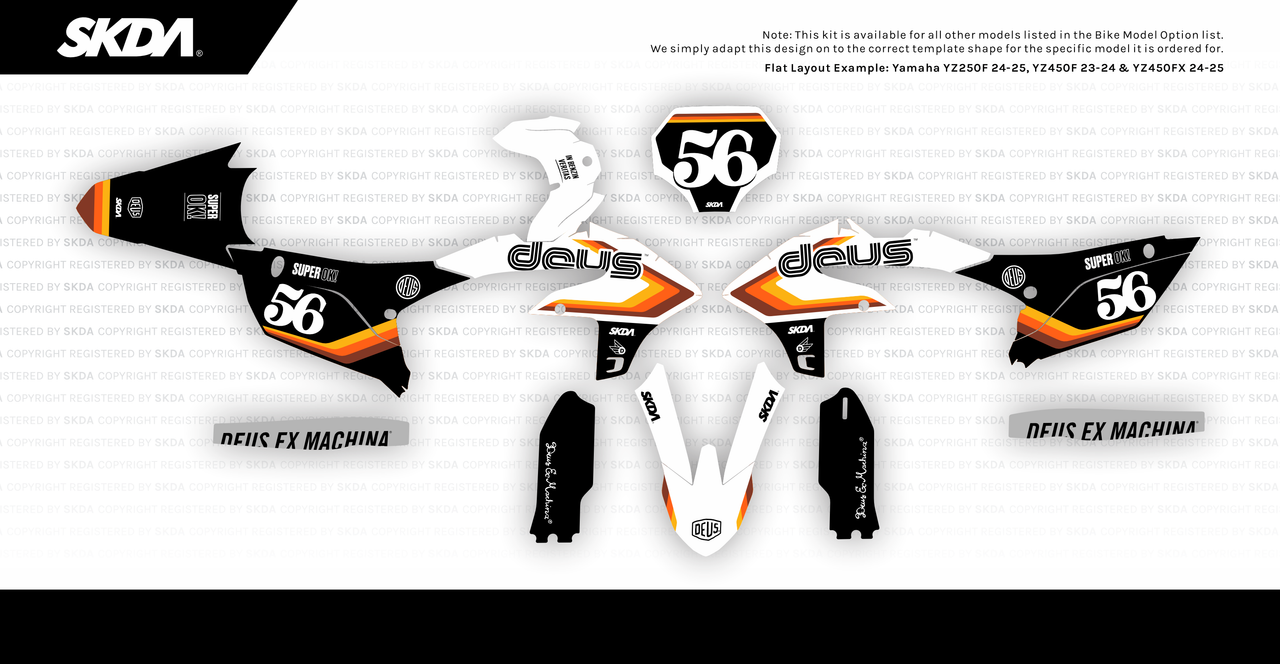 DEUS TRIAD Full Graphics Kit (All Bikes) | SKDA USA