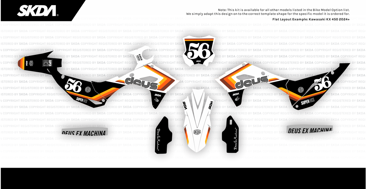 DEUS TRIAD Full Graphics Kit (All Bikes) | SKDA USA