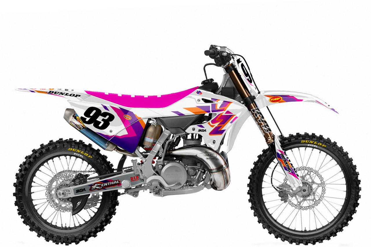 FIFTIETH Pink/Org YZ Full Graphics Kit | SKDA USA