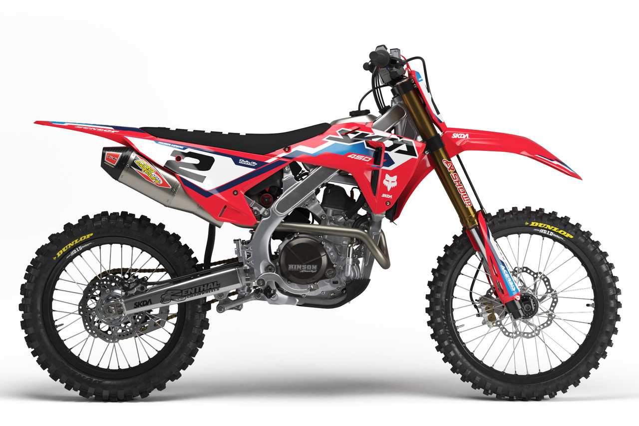 PADDOCK Red/Navy CR/CRF Full Graphics Kit | SKDA USA