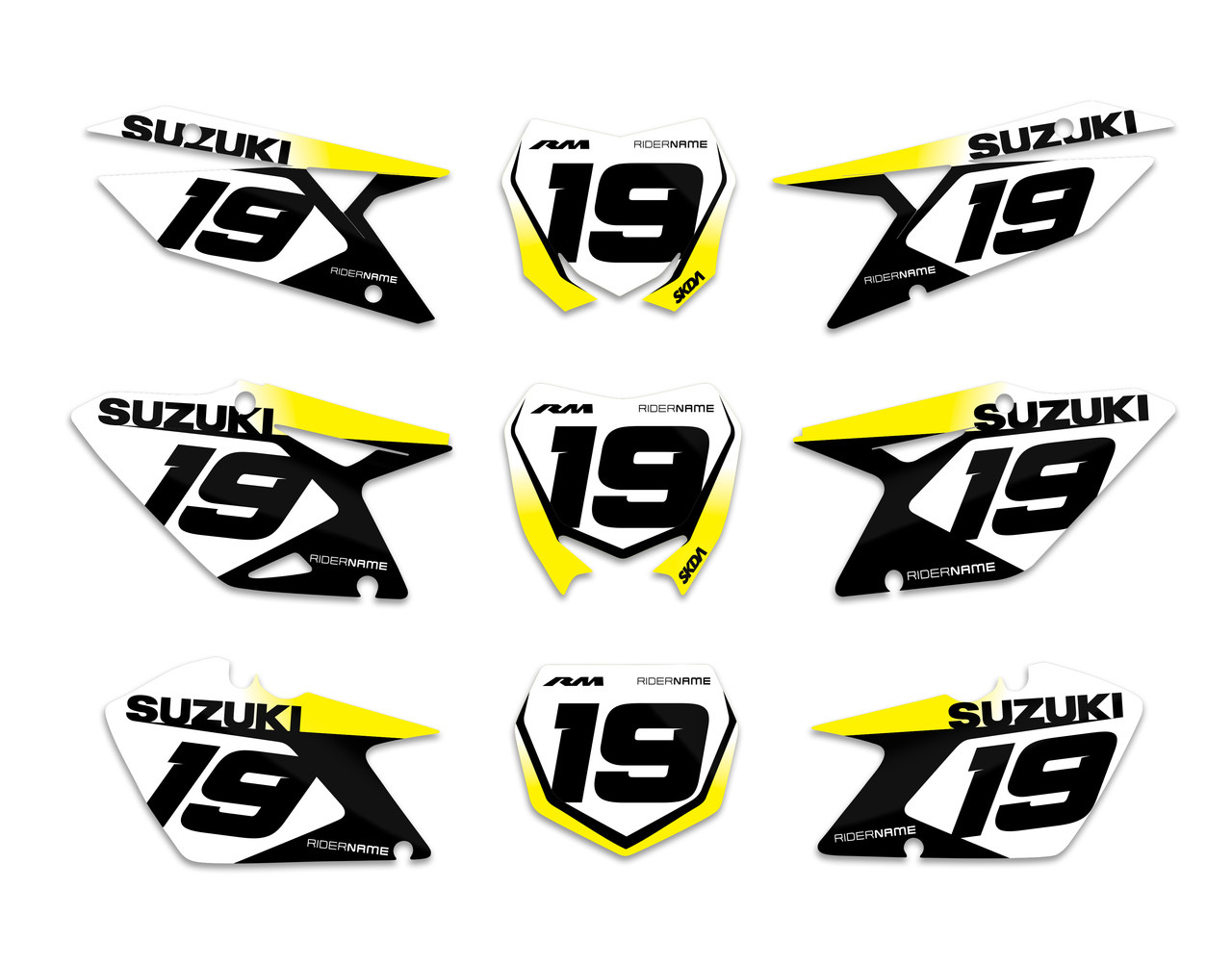 S6 Suzuki Number Plates | SKDA USA