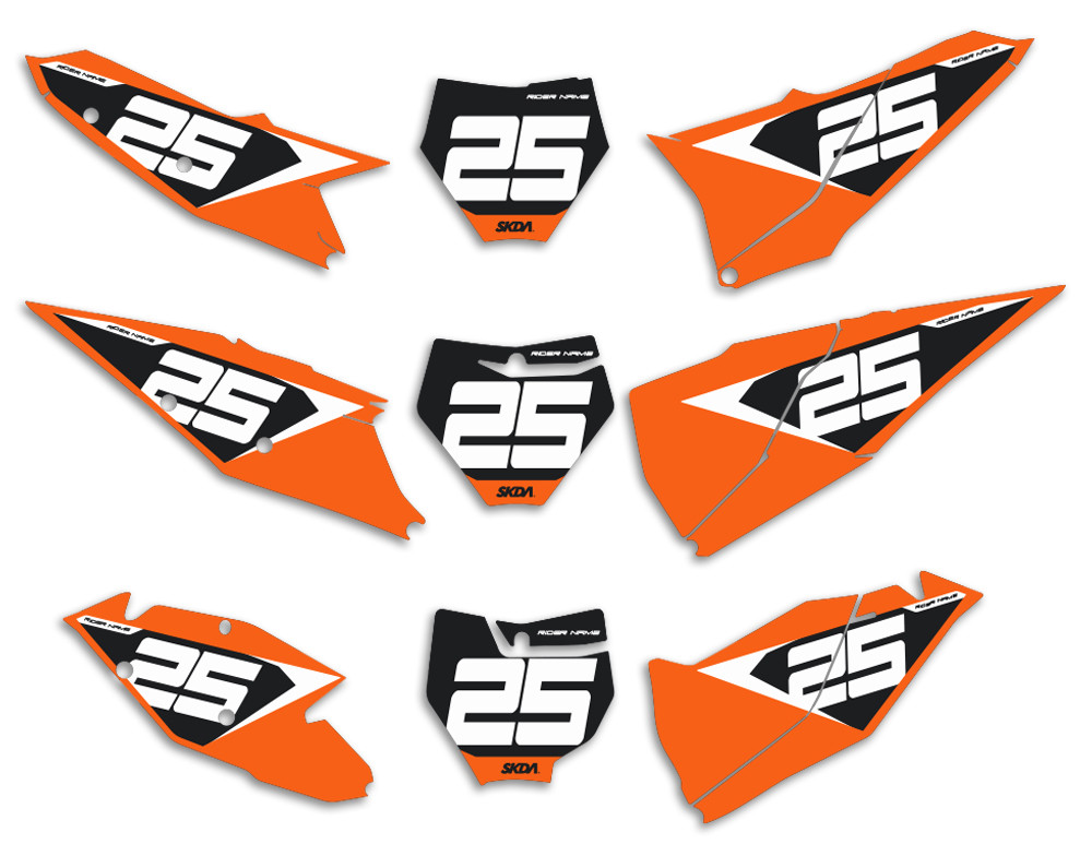 S3 KTM Number Plates | SKDA USA