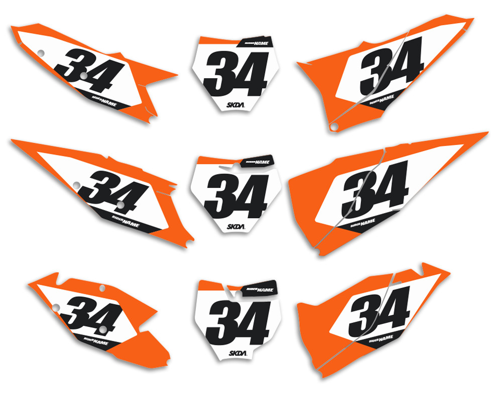 S6 KTM Number Plates | SKDA USA
