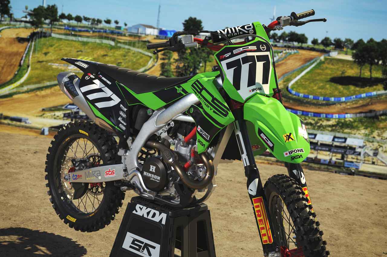Kawasaki KX/KXF Graphics Kit - by SK Designs Australia