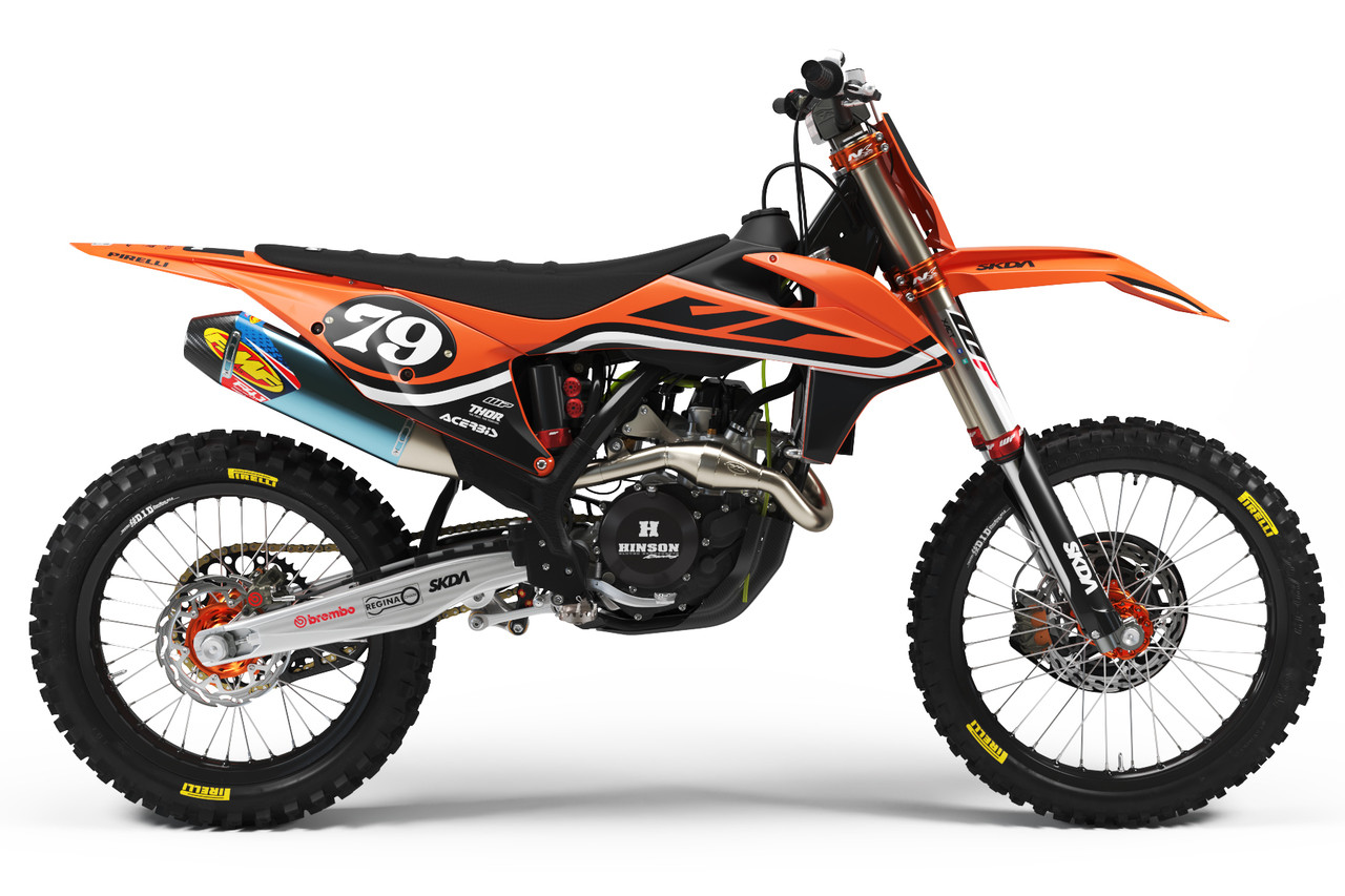 CRISP Orange KTM Full Graphics Kit | SKDA USA