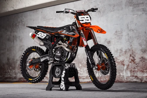 OXIDE Black KTM Full Graphics Kit | SKDA USA