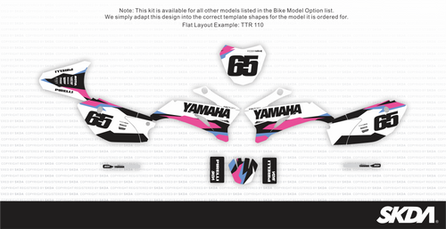 CRACK Pink TTR Full Graphics Kit - SKDA - US Store