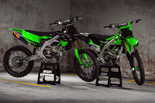 Kawasaki KX/KXF Graphics Kit - by SK Designs Australia