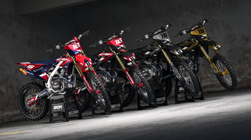 SECTOR CHROME Navy CR/CRF Full Graphics Kit | SKDA USA