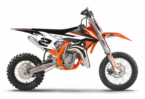 ARISE White KTM Mini Bike Full Graphics Kit - SKDA - US Store