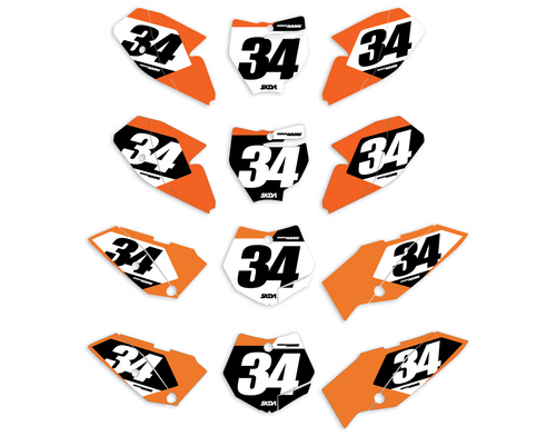 Shop by Bike - KTM - KTM 50 SX, 65 SX & SX-E Models - Number Plate ...