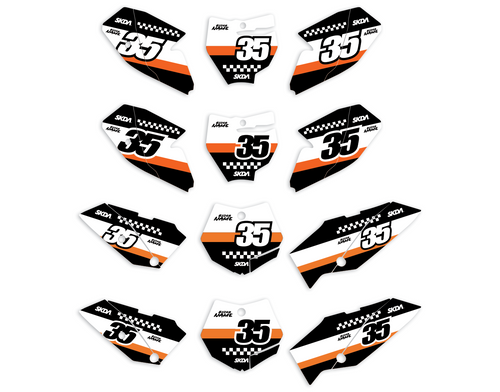 Shop by Bike - KTM - KTM 50 SX, 65 SX & SX-E Models - Number Plate ...