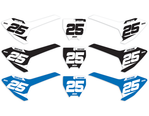 S3 Husqvarna Mini Bike Number Plates | SKDA USA