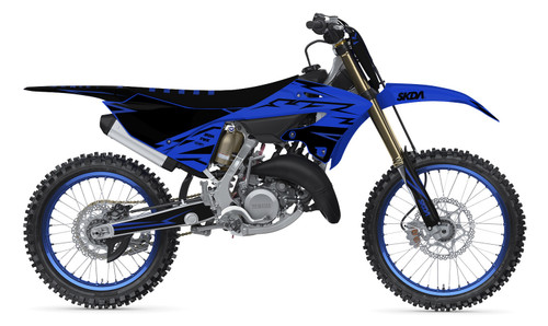 SHOCK Blk/Blue YZ Full Graphics Kit | SKDA USA