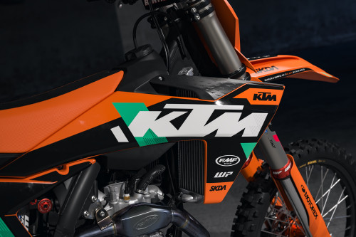 SLEEK Orange KTM Full Graphics Kit | SKDA USA