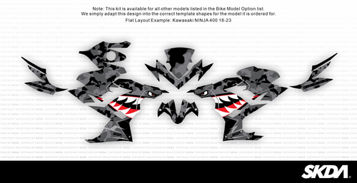 BOMBER Black Ninja Full Graphics Kit | SKDA USA