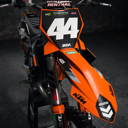 SHADED Blk/Grey KTM Full Graphics Kit | SKDA USA