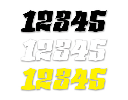 Graphics/Stickers - Universal Number Stickers - SKDA - US Store