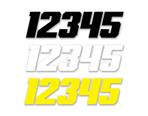 STAUNCH Style Individually Cut Out Numbers - Pack of 3pcs - SKDA - US Store