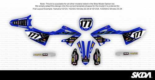 24 FACTORY AM YZ Full Graphics Kit | SKDA USA