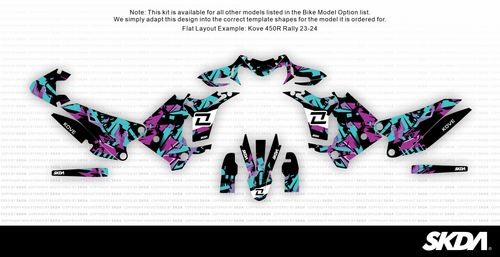 SHATTER Kove 450 Rally Full Graphics Kit | SKDA USA