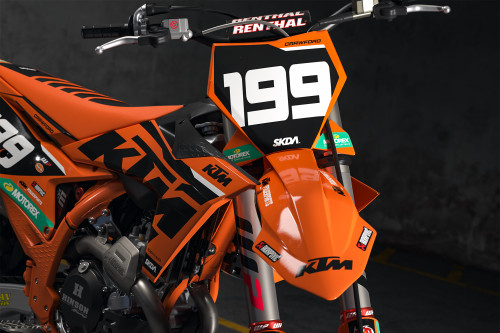 VISION Orange KTM Full Graphics Kit | SKDA USA