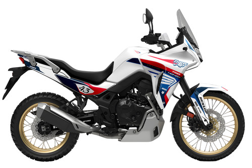 SHVRP White Transalp Full Graphics Kit | SKDA USA