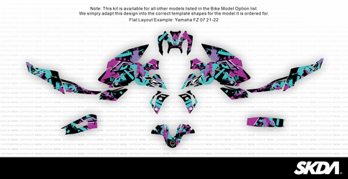 SHATTER MT/FZ Full Graphics Kit | SKDA USA