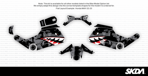 BOMBER Black Navi Full Graphics Kit | SKDA USA