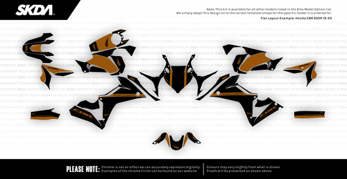 POWER CHROME Bronze CBR Full Graphics Kit | SKDA USA