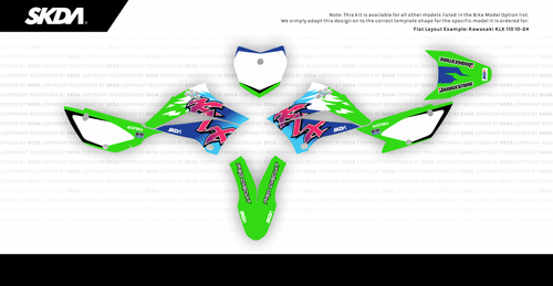 92 FACTORY Kawasaki Mini Full Graphics Kit | SKDA USA