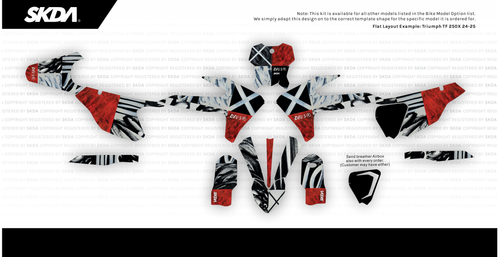 DEUS ART Triumph TF Full Graphics Kit | SKDA USA